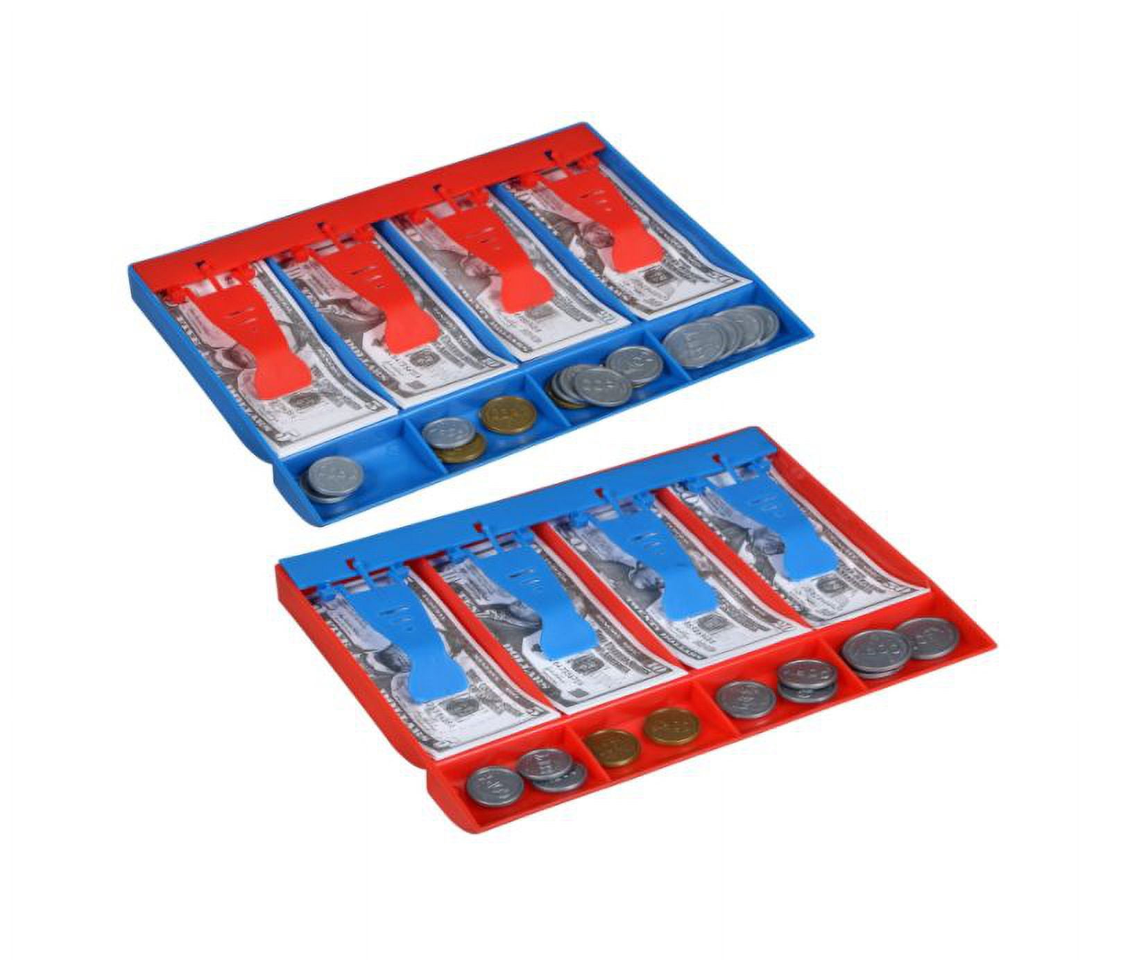 Play Money Set - Educational Money with Paper Bills Plastic Coins, 2 ...