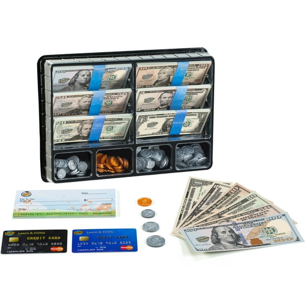 Play Money Set for Kids – Fake Money for Play and Learning – Kit ...