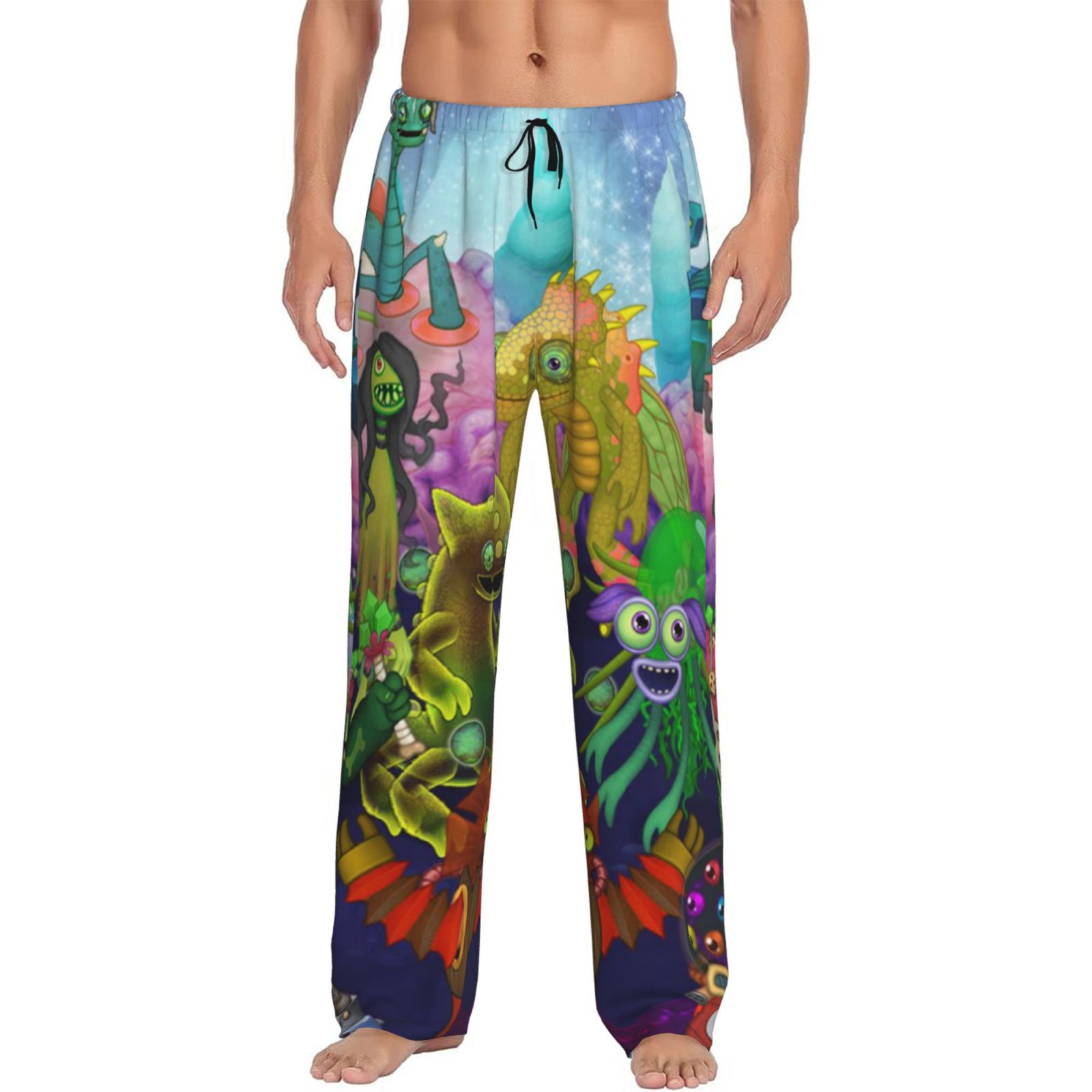 Play My Singing Monsters Men's Pajama Pants With Pockets Fashion Cozy ...