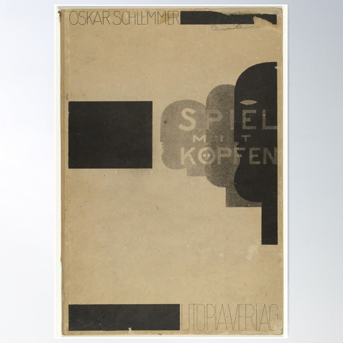 Play On Heads (Play With Heads) Oskar Schlemmer Poster Wall Art, Modern ...