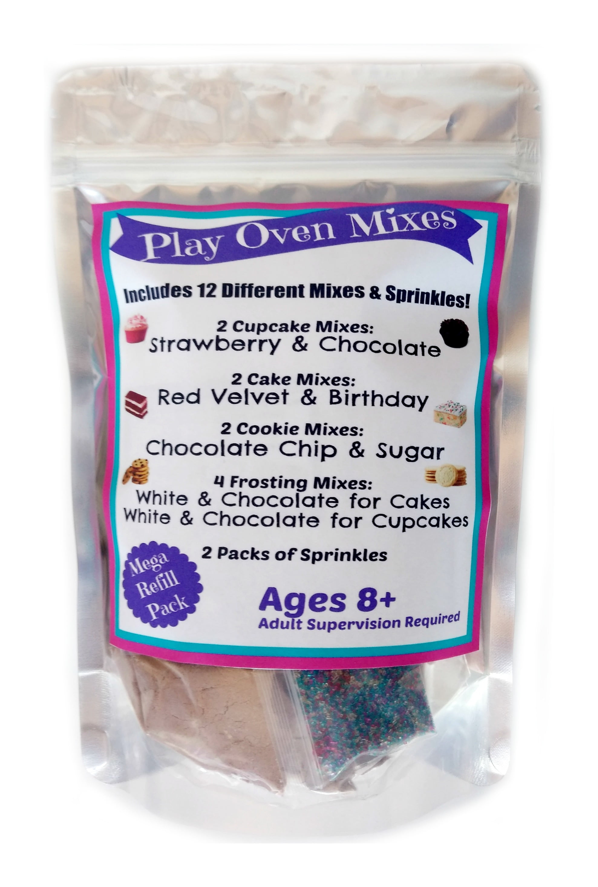 Easy Bake Oven Toy for Children with 12 Mixes Mega Refill Kit, Net Wt ...