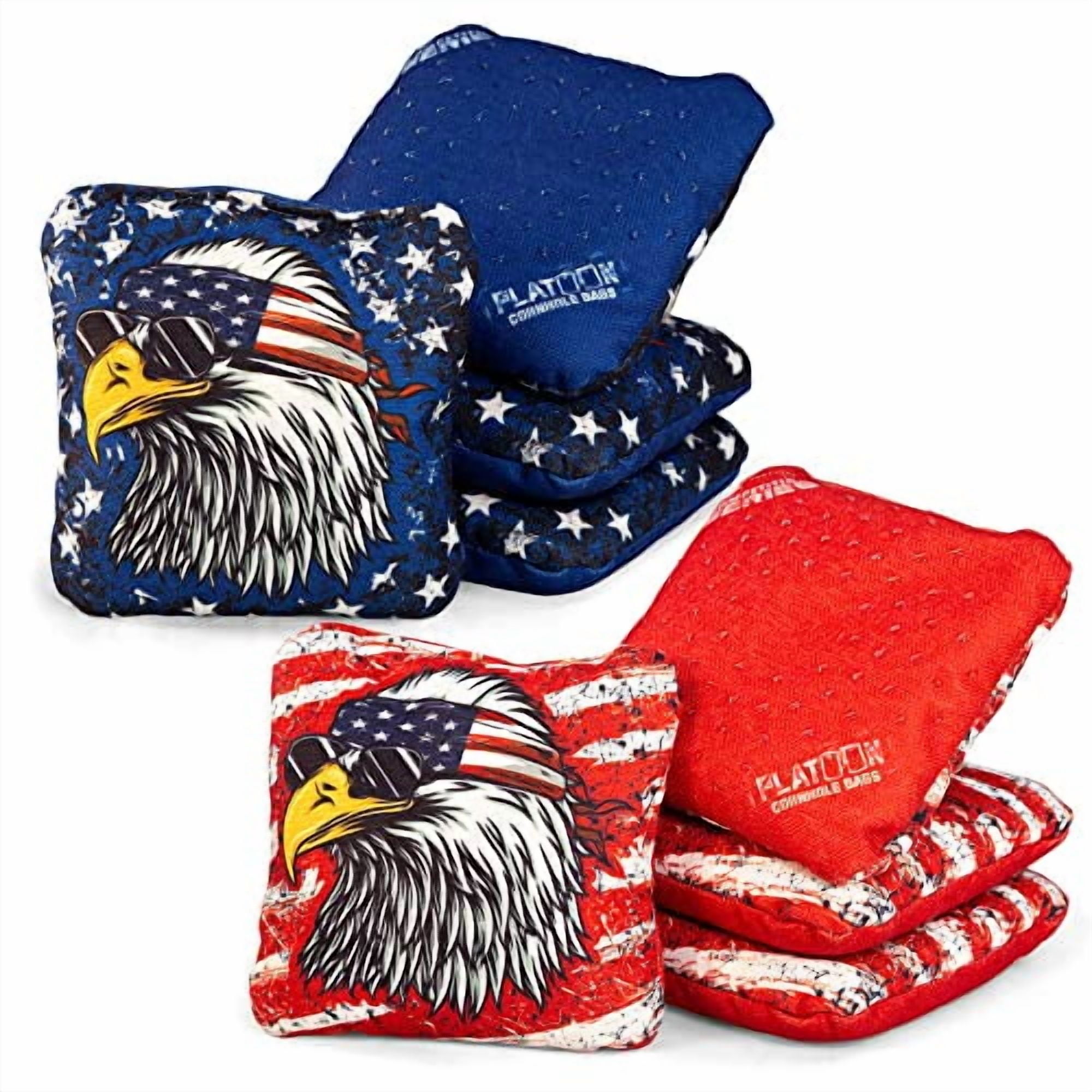 Play Platoon Competition Cornhole Bags Set of 8, Regulation ...