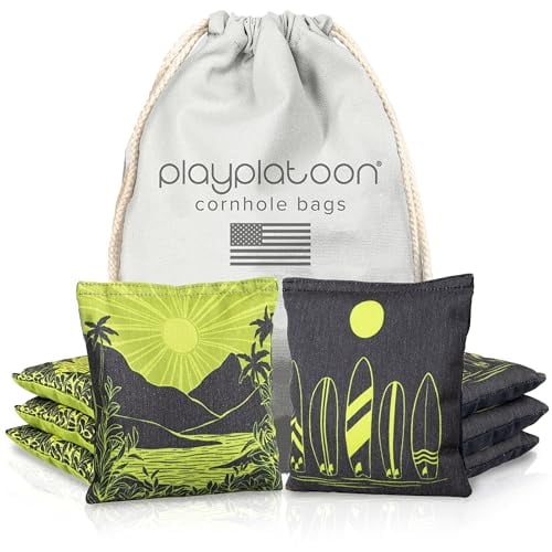 Play Platoon Professional Cornhole Bags Set of 8 - Regulation All ...
