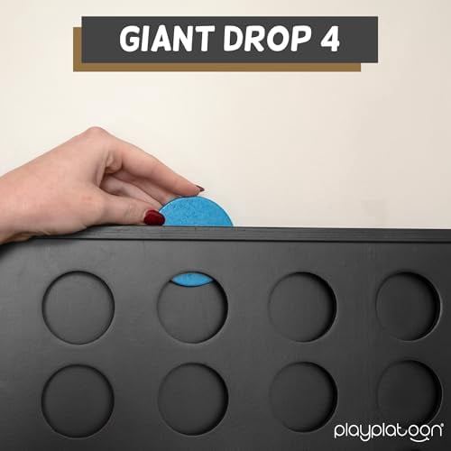 Play Platoon Wall Mounted Giant Connect 4 Game - Large Connect Four ...