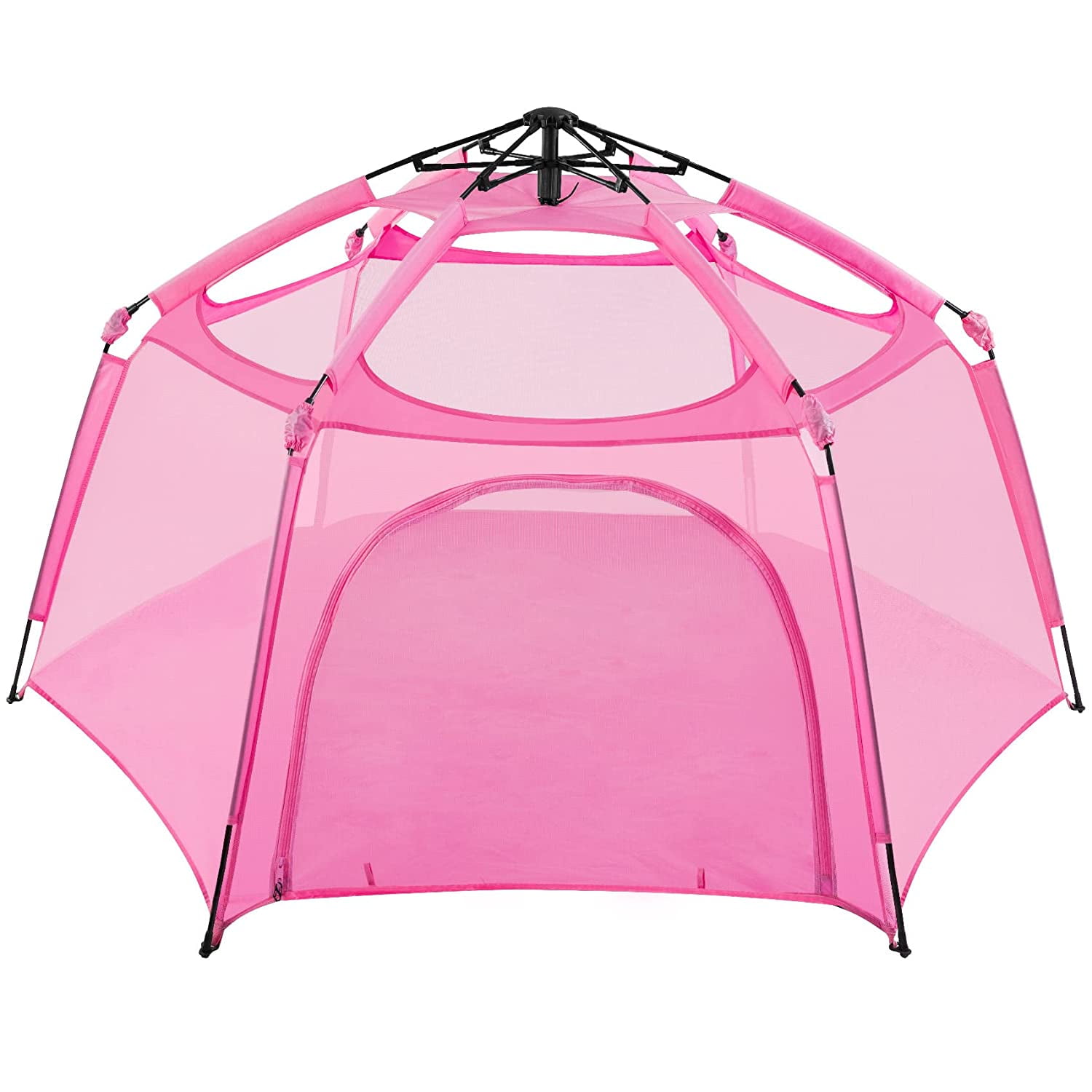 Play Portable Playard Foldable Playpen with Canopy for Baby - Walmart.com