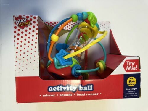 Play Right Activity Ball Mirror Sounds Bead Runner Develop Hand Eye ...