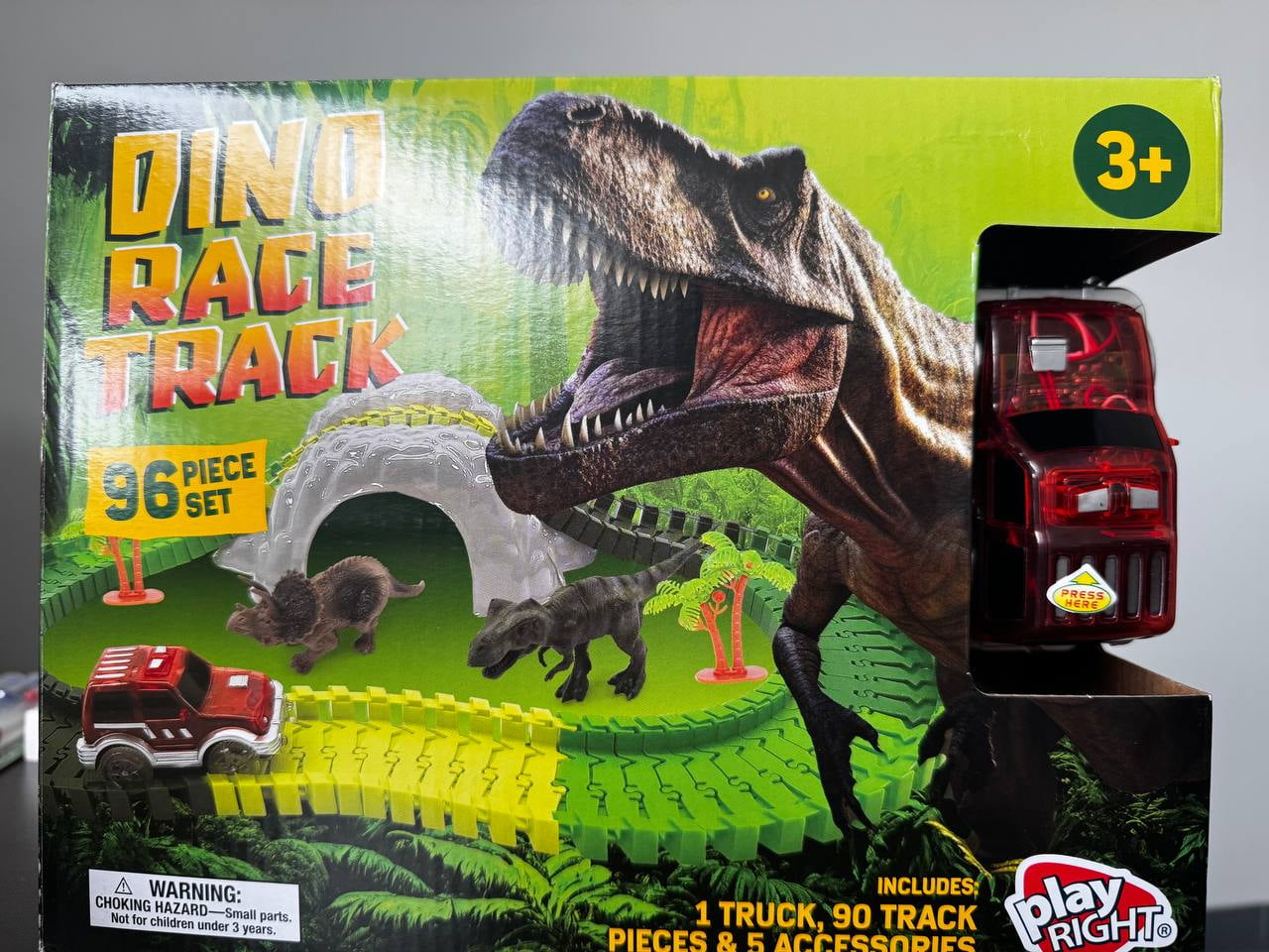Play Right, Dino Pace Track, 96 Piece Set, 3+ - Walmart.com