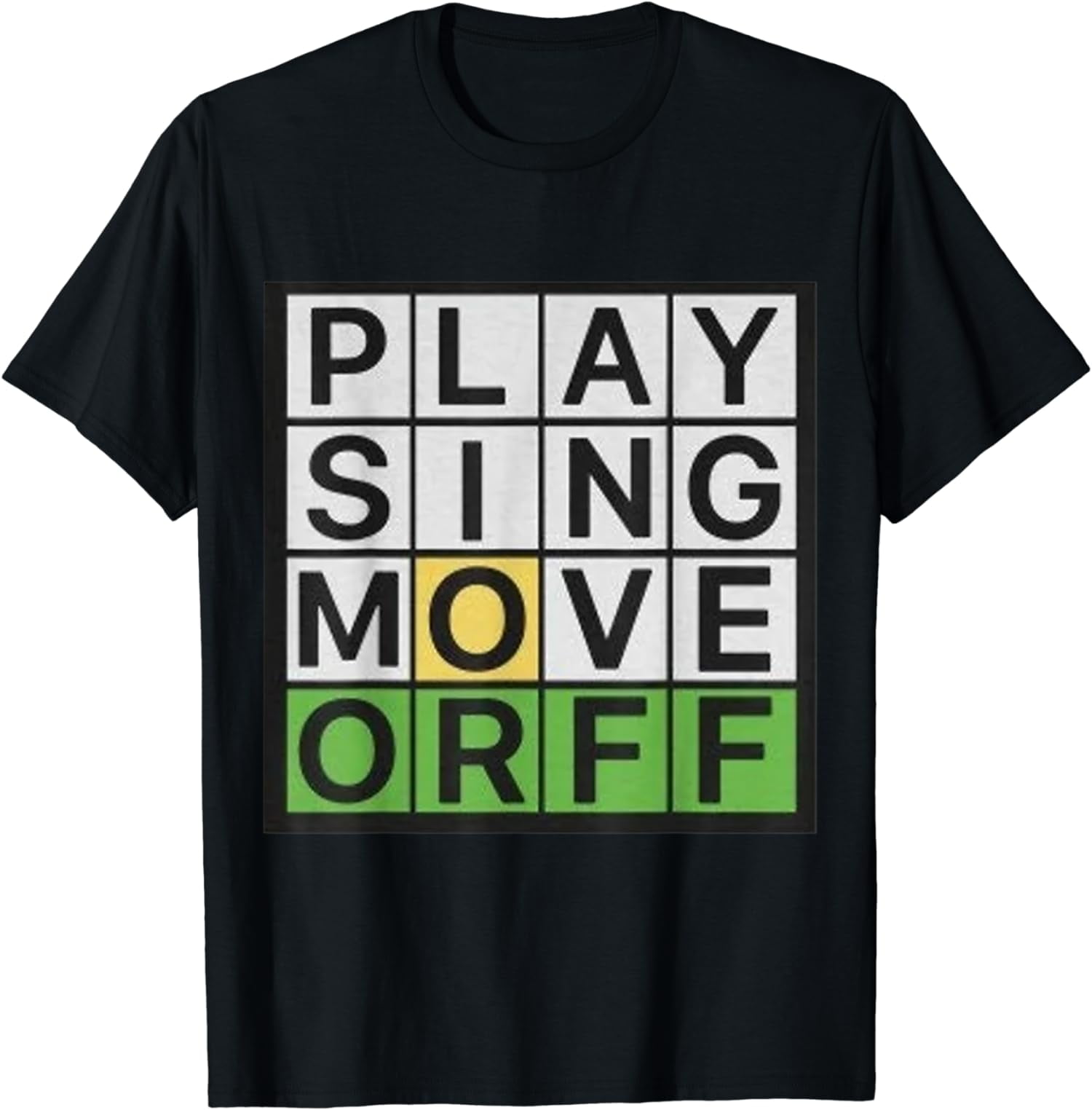 Play Sing Move ORFF Music Teacher Funny T-Shirt - Walmart.com