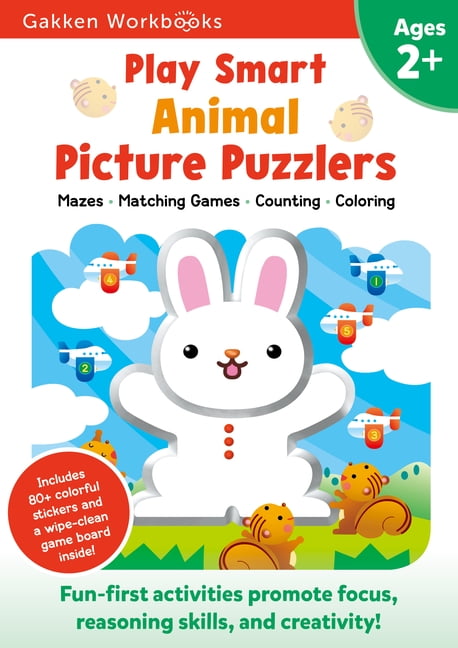 Play Smart: Play Smart Animal Picture Puzzlers Age 2+ : Preschool ...