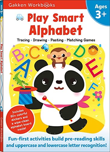 Pre-Owned Play Smart Alphabet Age 3+: Preschool Activity Workbook with ...