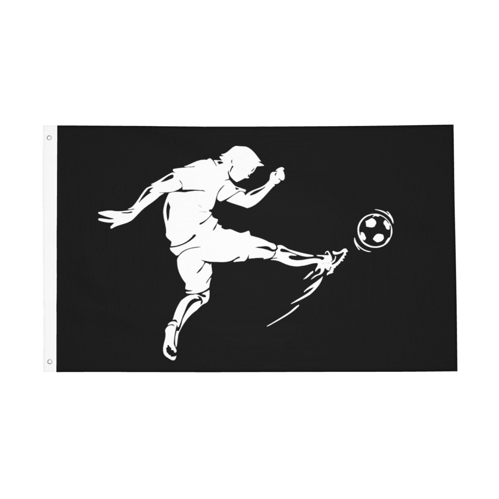 Play Soccer Football Flag 3x5 Ft Outdoor Indoor With Grommet Garden ...