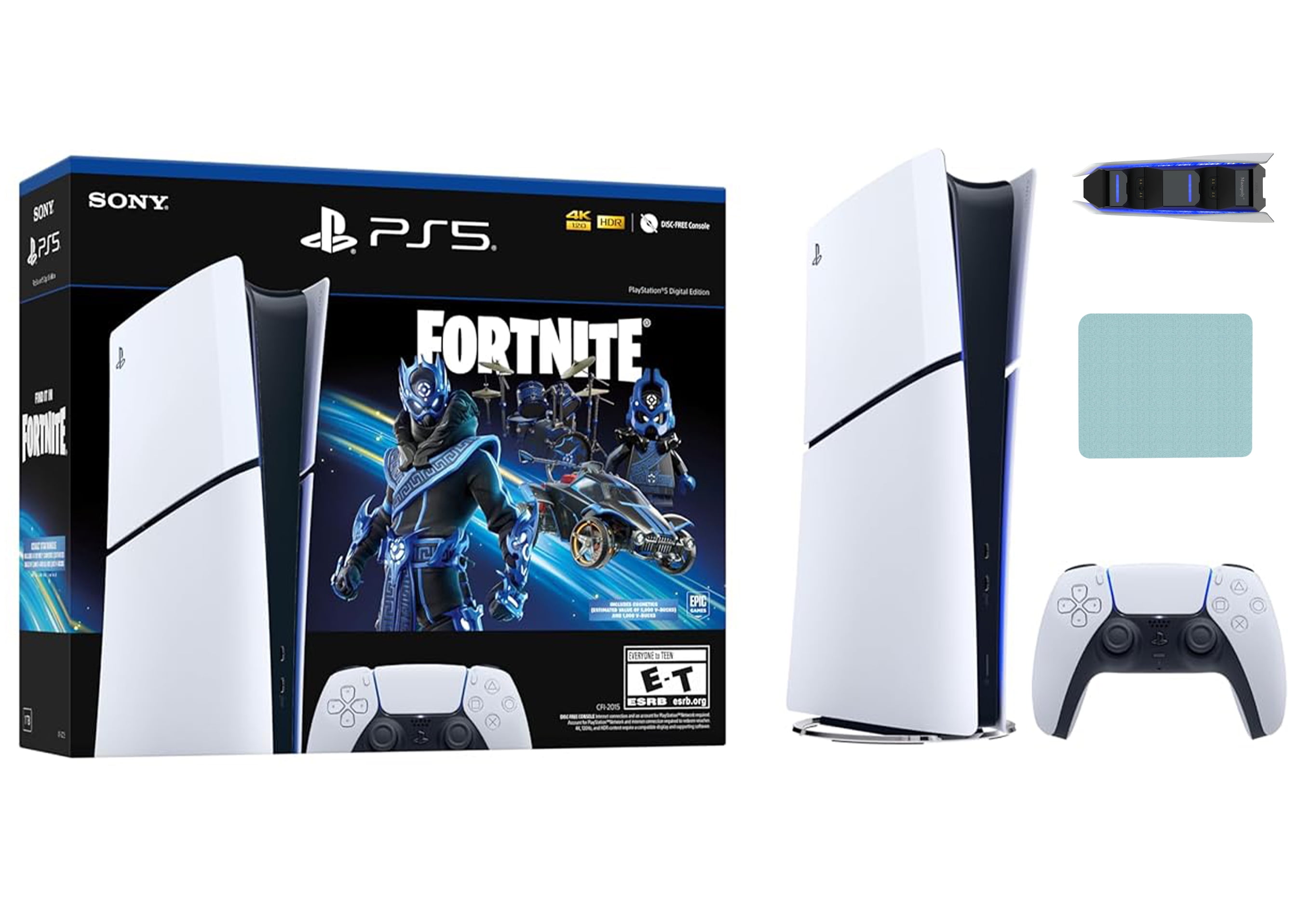 Play-Station 5 Digital Edition __ Fortnite Cobalt Star Bundle with ...