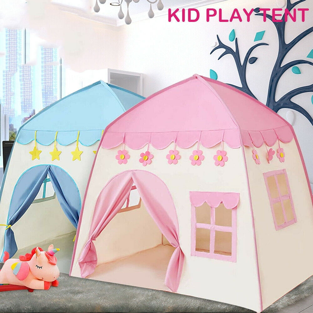 Kids Play Tent | Indoor & Outdoor Portable Princess Castle with Carry ...