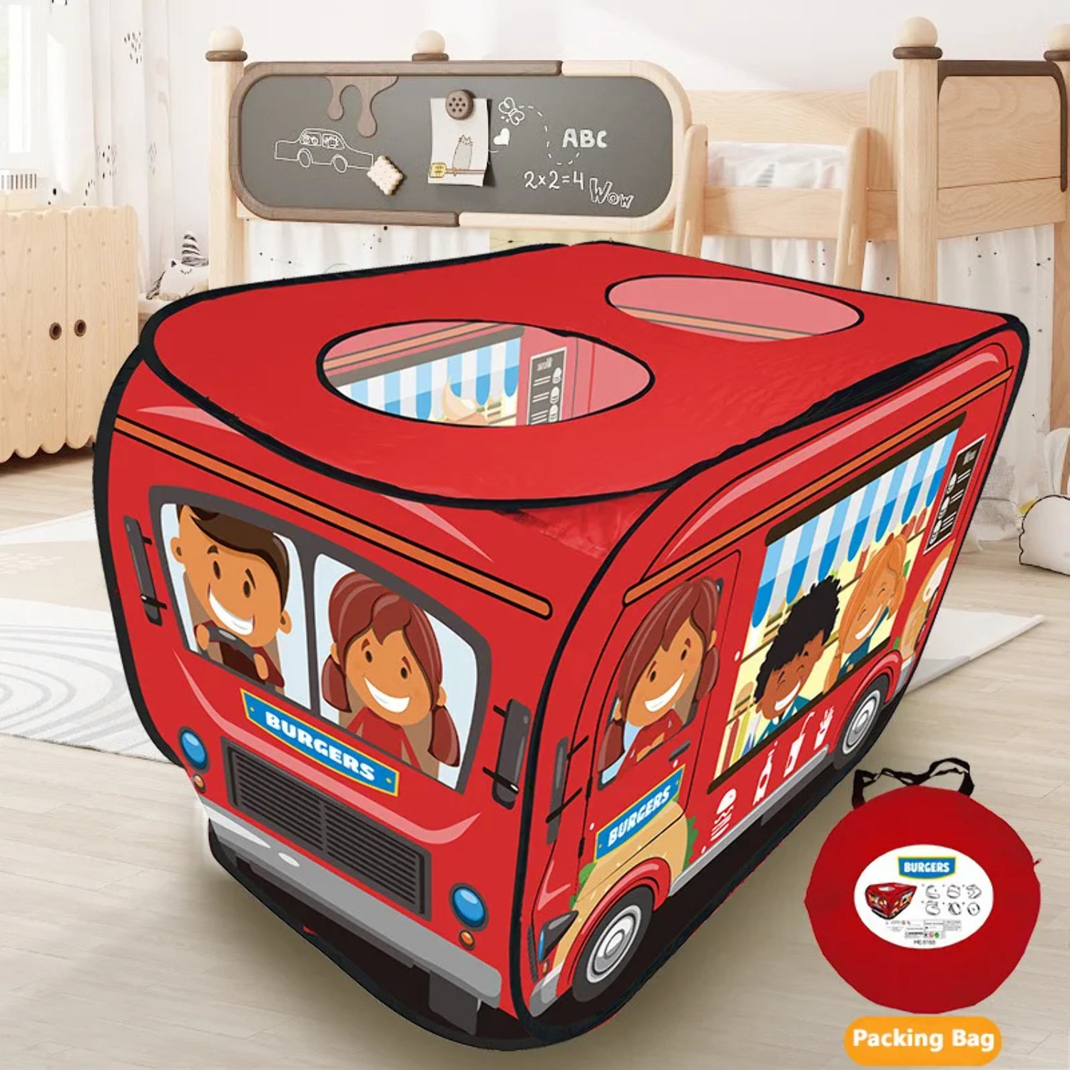 Play Tent Pop Up "Bus" Multivariant - Walmart.com