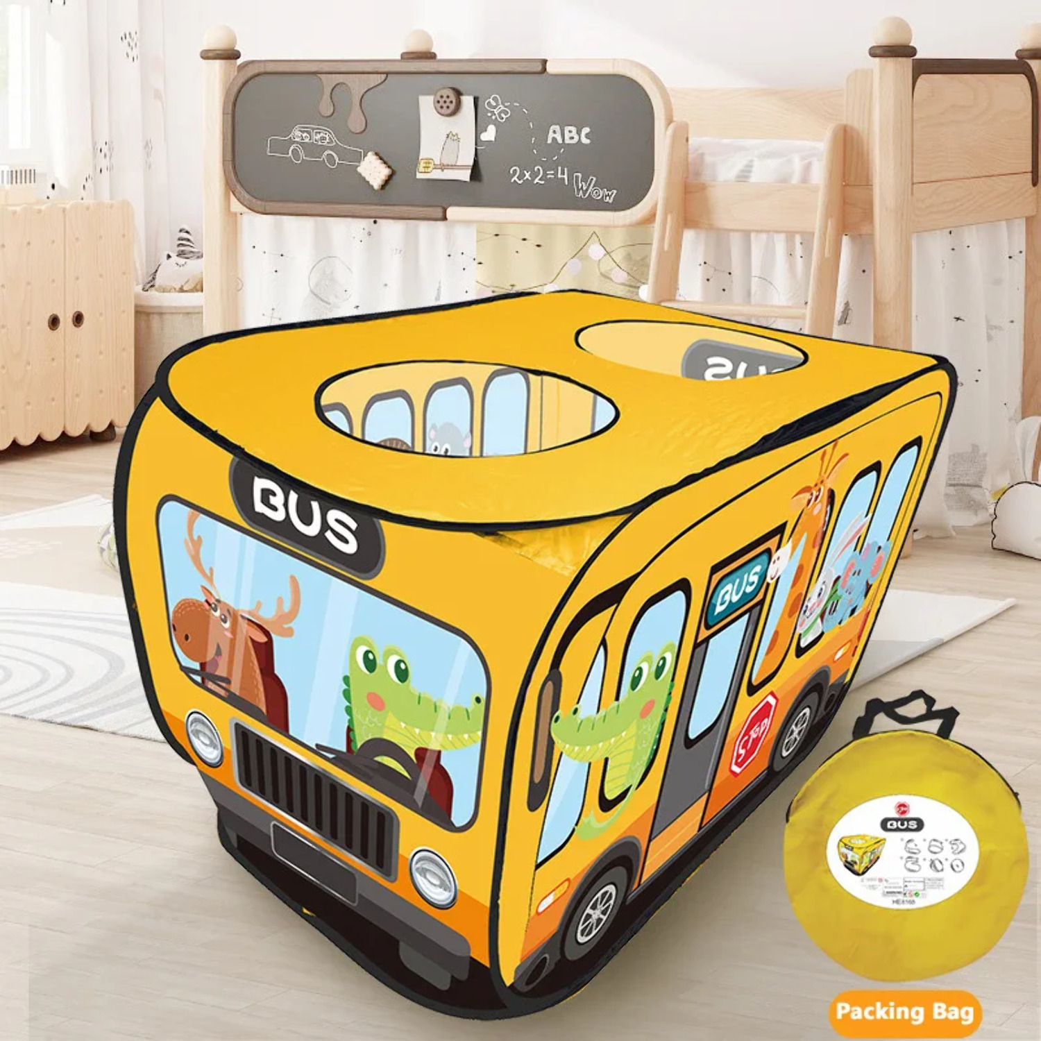 Play Tent Pop Up "Bus" Multivariant - Walmart.com