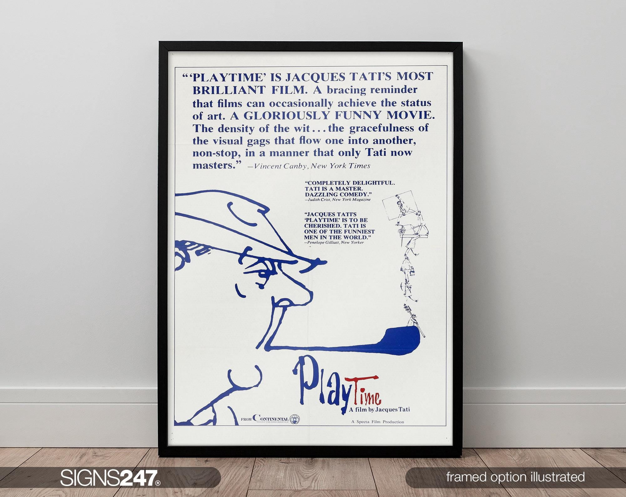 Play Time Poster | Jacques Tati | Barbara Dennek | France Rumilly ...