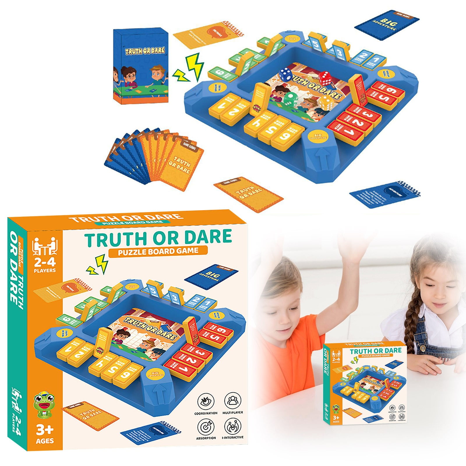 Play Truth Or Dare Children's Game The ! Parent Child Board Game Toys ...