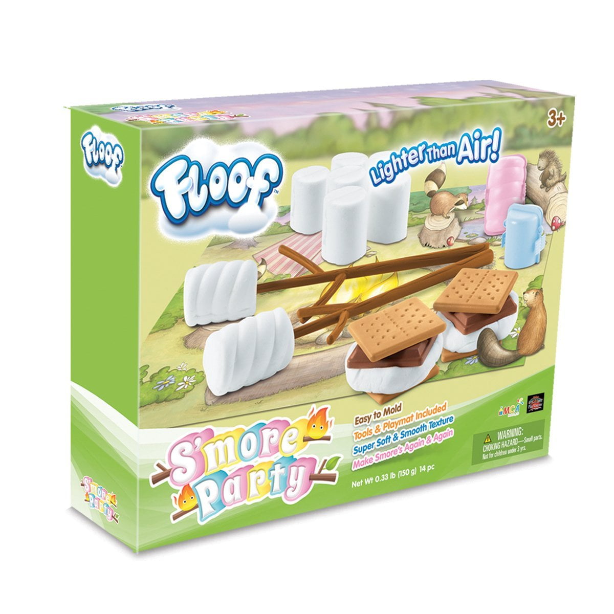 Floof S'Mores Party - Super Moldable Kids Toy Set - Walmart.com