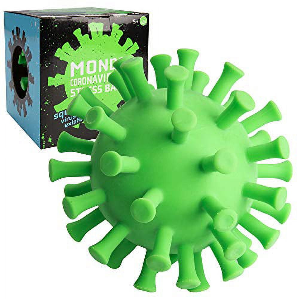 Play Visions Giant Virus Shaped Stress Ball - 5 Inch Educational Stress ...