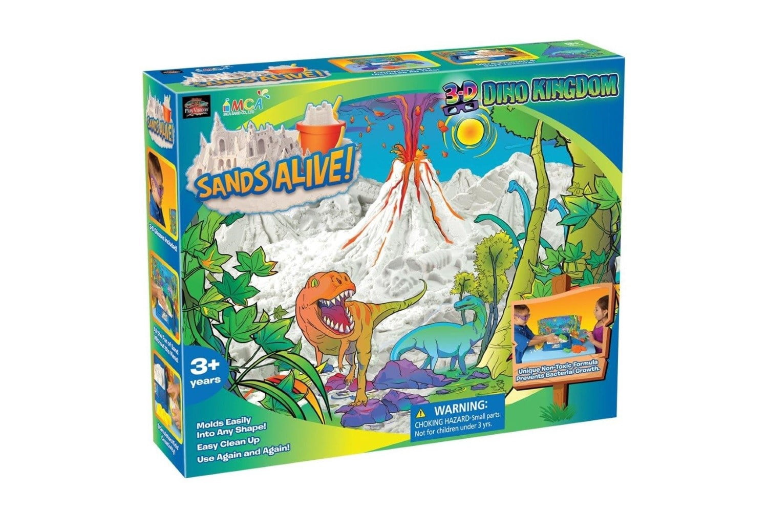 Play Visions Sands Alive! 3-D Dino Kingdom - Walmart Business Supplies