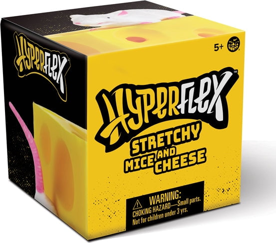 Play Visions Stretchy Mice and Cheese Toy - 2 Squishable Figures And ...