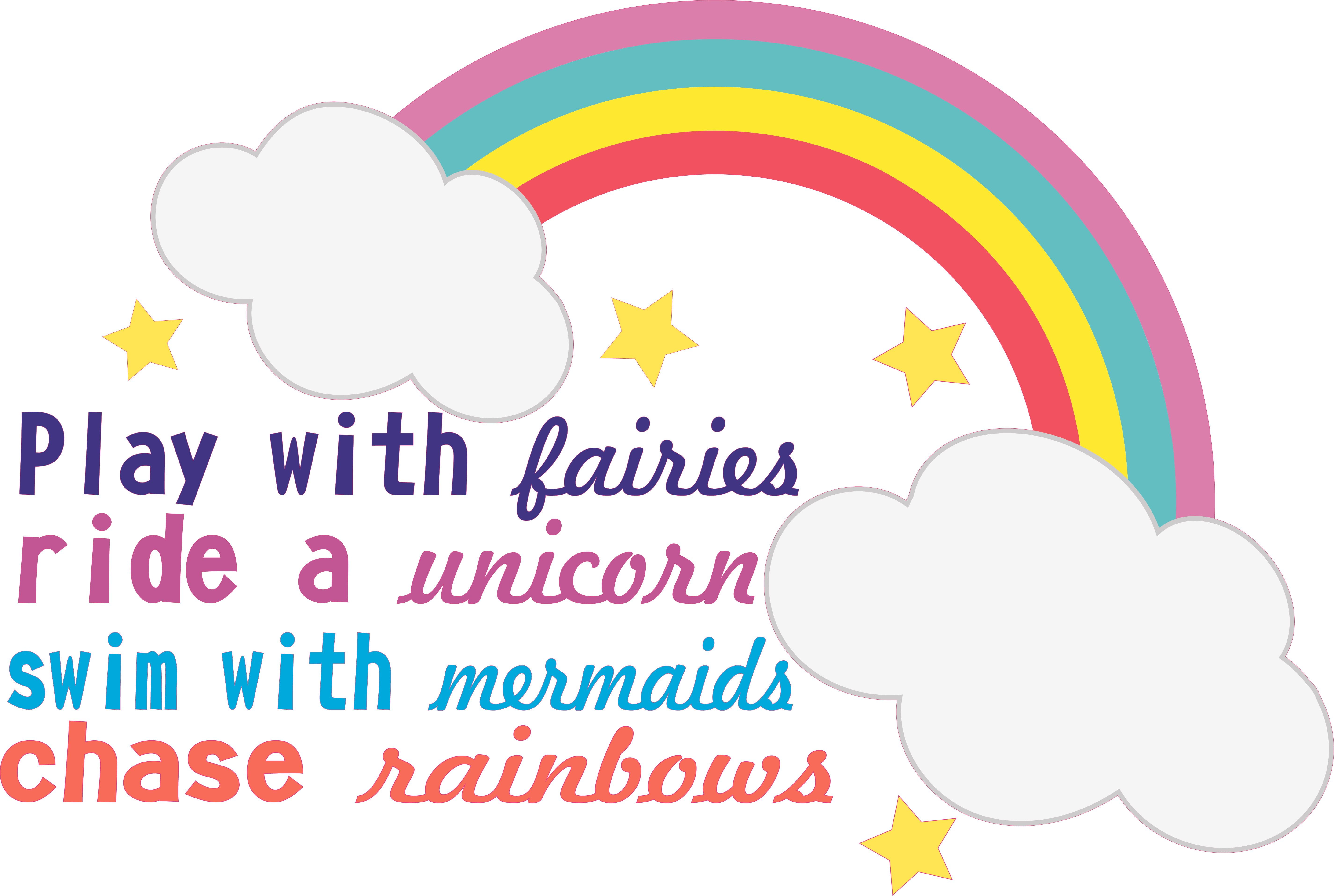 Play With Fairies Ride A Unicorn Swim With Mermaids Chase Rainbows | 13 ...