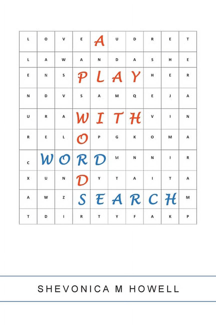 A Play with Words Word Search (Paperback) - Walmart.com
