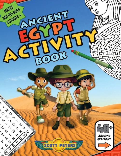 Play and Learn: Ancient Egypt Activity Book : Mazes, Word Find Puzzles ...