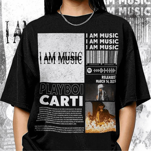 Play..bo! Caart! Fan Merch Graphic Tee with Iconic Rap Look and Urban ...