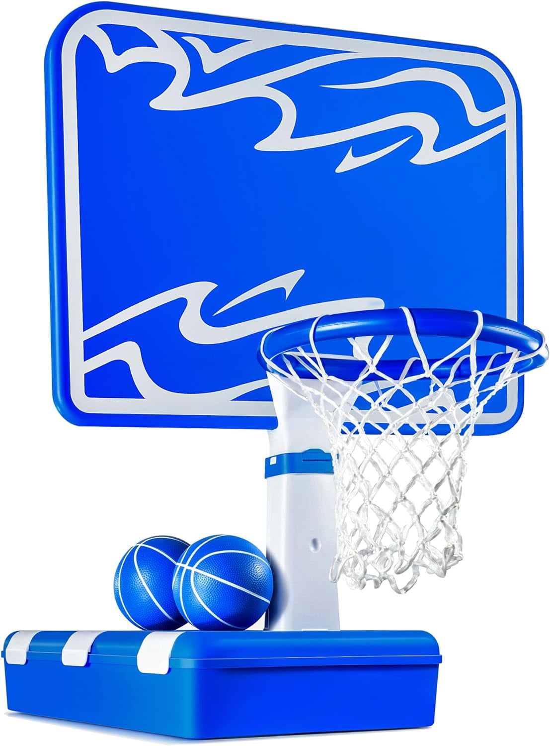 Play22 Adjustable Height Swimming Pool Basketball Hoop for Inground ...