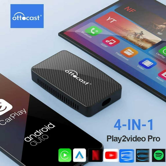 Play2Video Pro Wireless CarPlay Android Auto All-in-one Adapter Android 12 TV Box Not Support ...