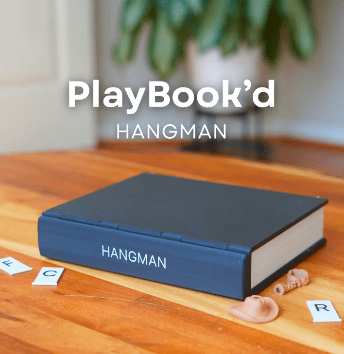 PlayBook'd - Hangman Board Game, 3D Printed Magnetic Chess Set, Four in ...
