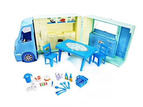 PlayMarket Pretend Play Seafood Toy Food Cart for Kids with Kitchen ...