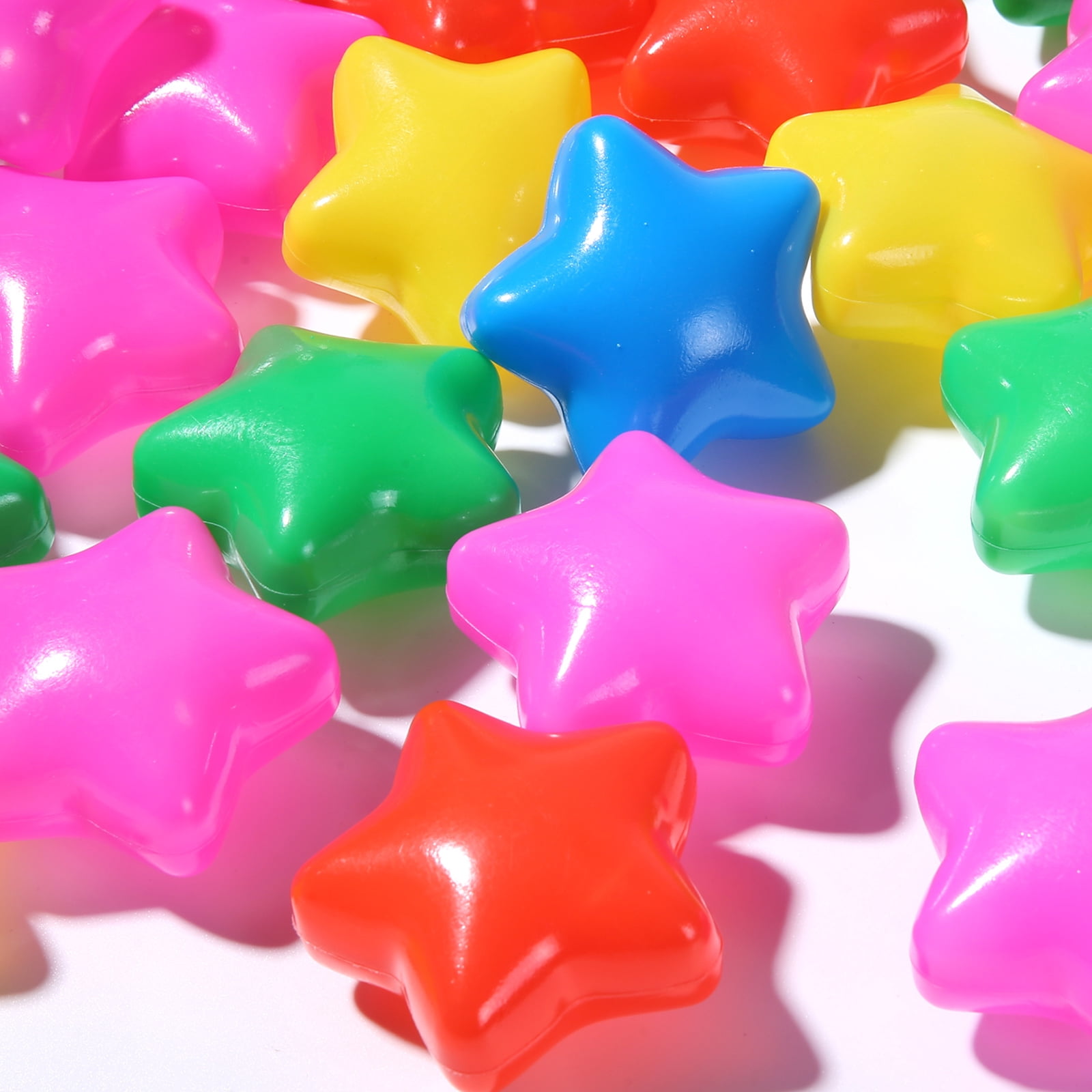 PlayMaty Star Ball Pit Balls - Phthalate Free BPA Free Plastic Colorful ...