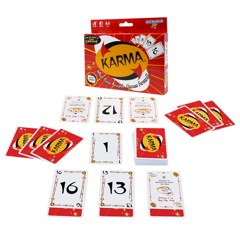 Set Enterprises Karma Card Game - Fun, Competitive, Elimination-Style ...