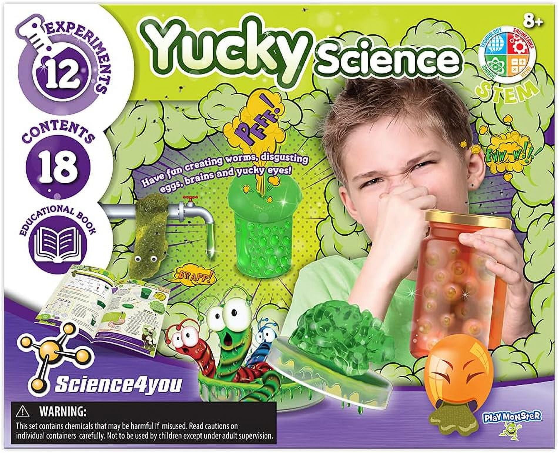 PlayMonster Science4you - Yucky Science-- Have Fun with 12 Gross ...