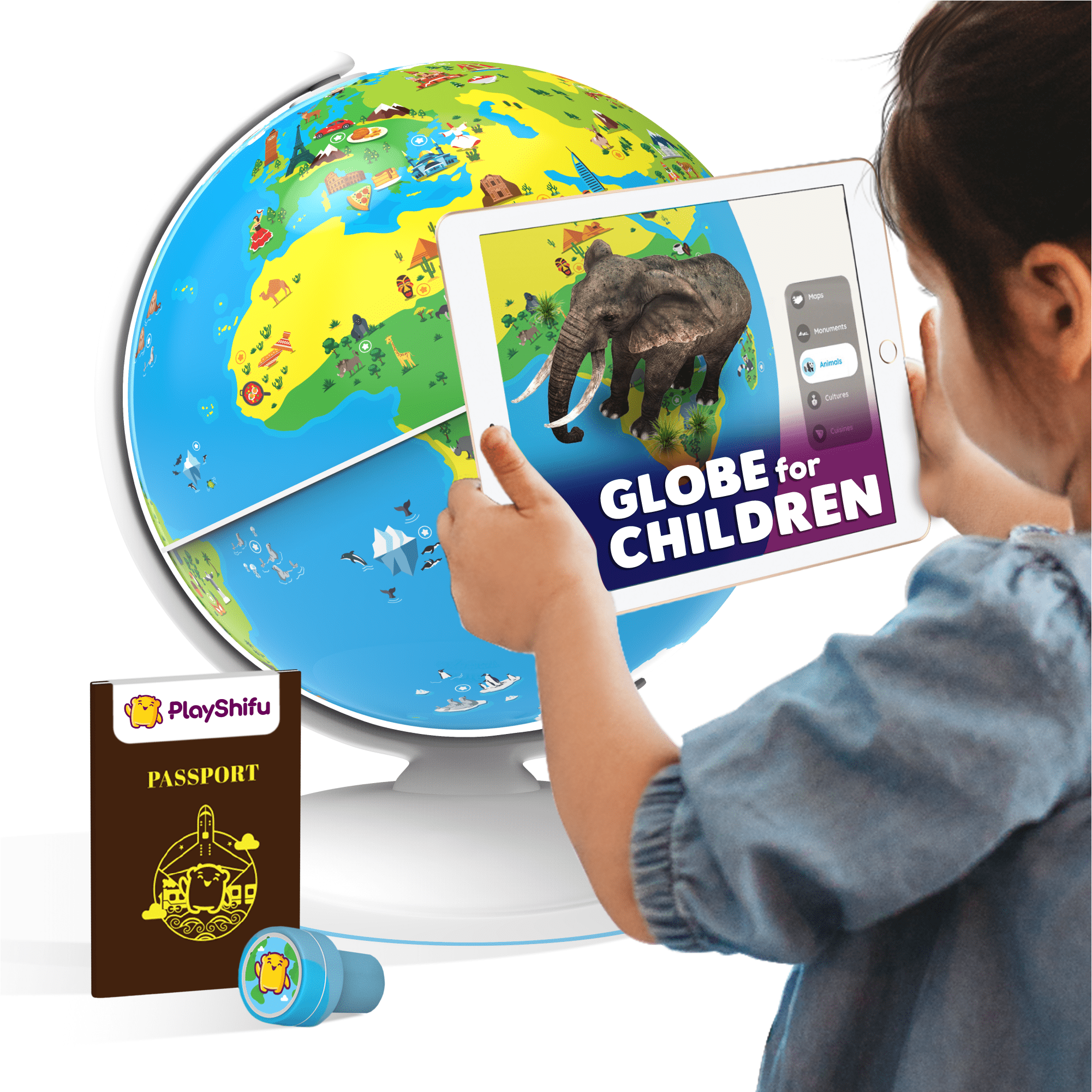 PlayShifu Globe for Children – Orboot Earth: Interactive Kids Globe ...