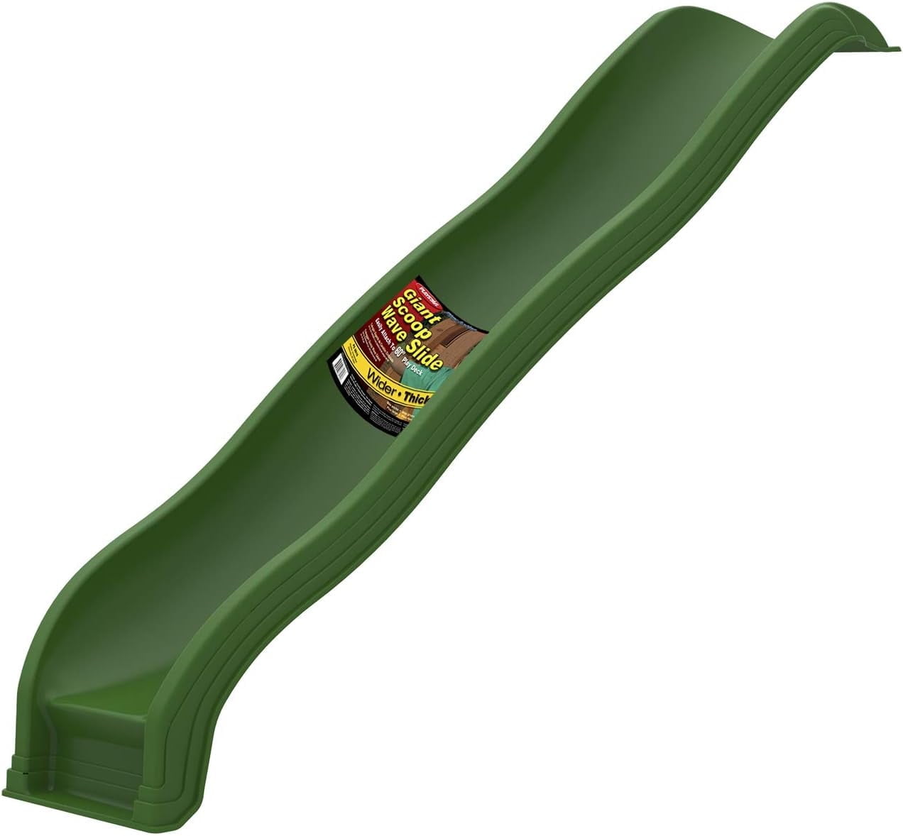 Giant BIG Scoop Wave Slide - Green, Wider, Thicker, Deeper, 350 lbs ...