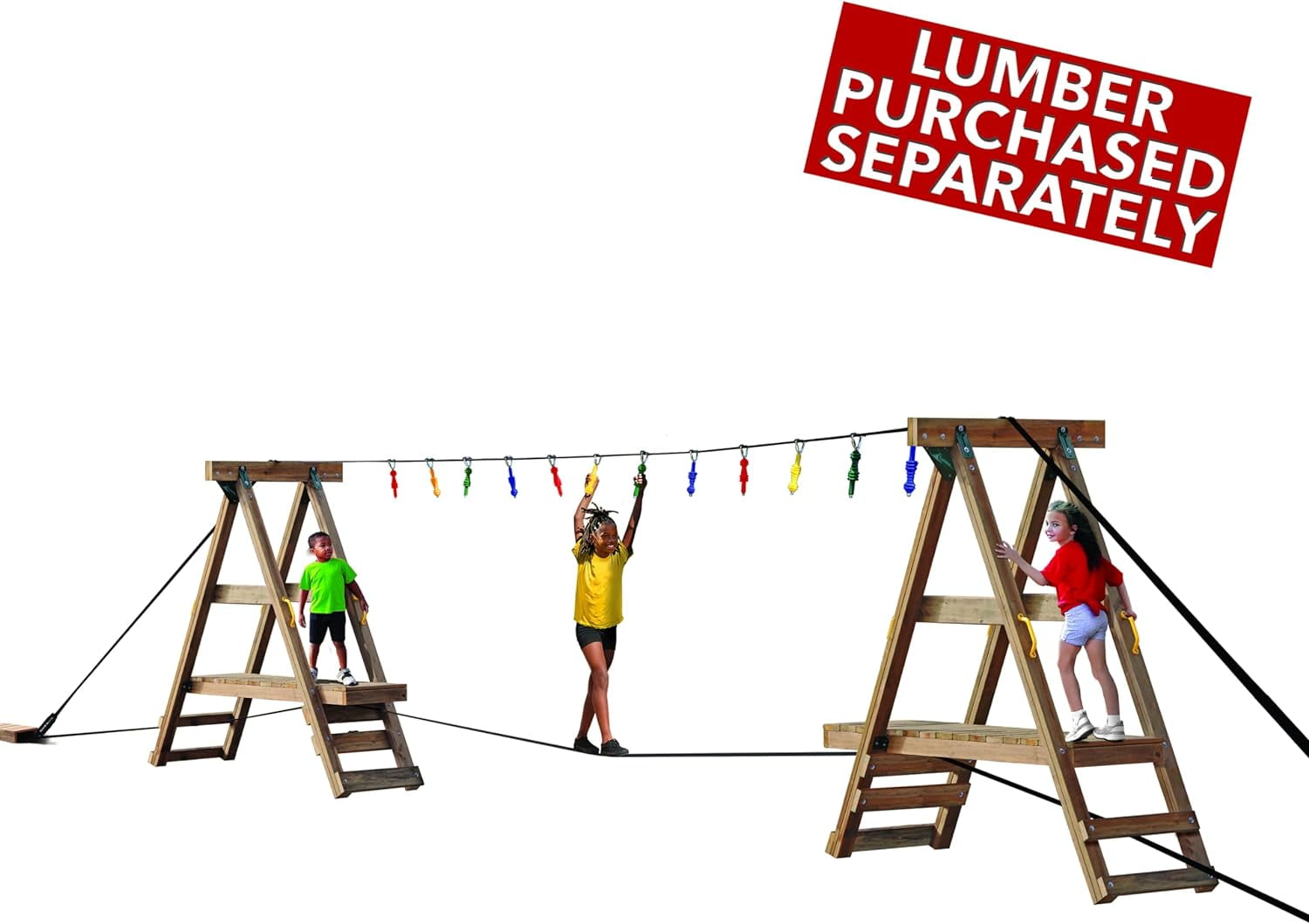 PlayStar Ninja Power Platform Silver KT 50042 Outdoor Play Set Kit ...