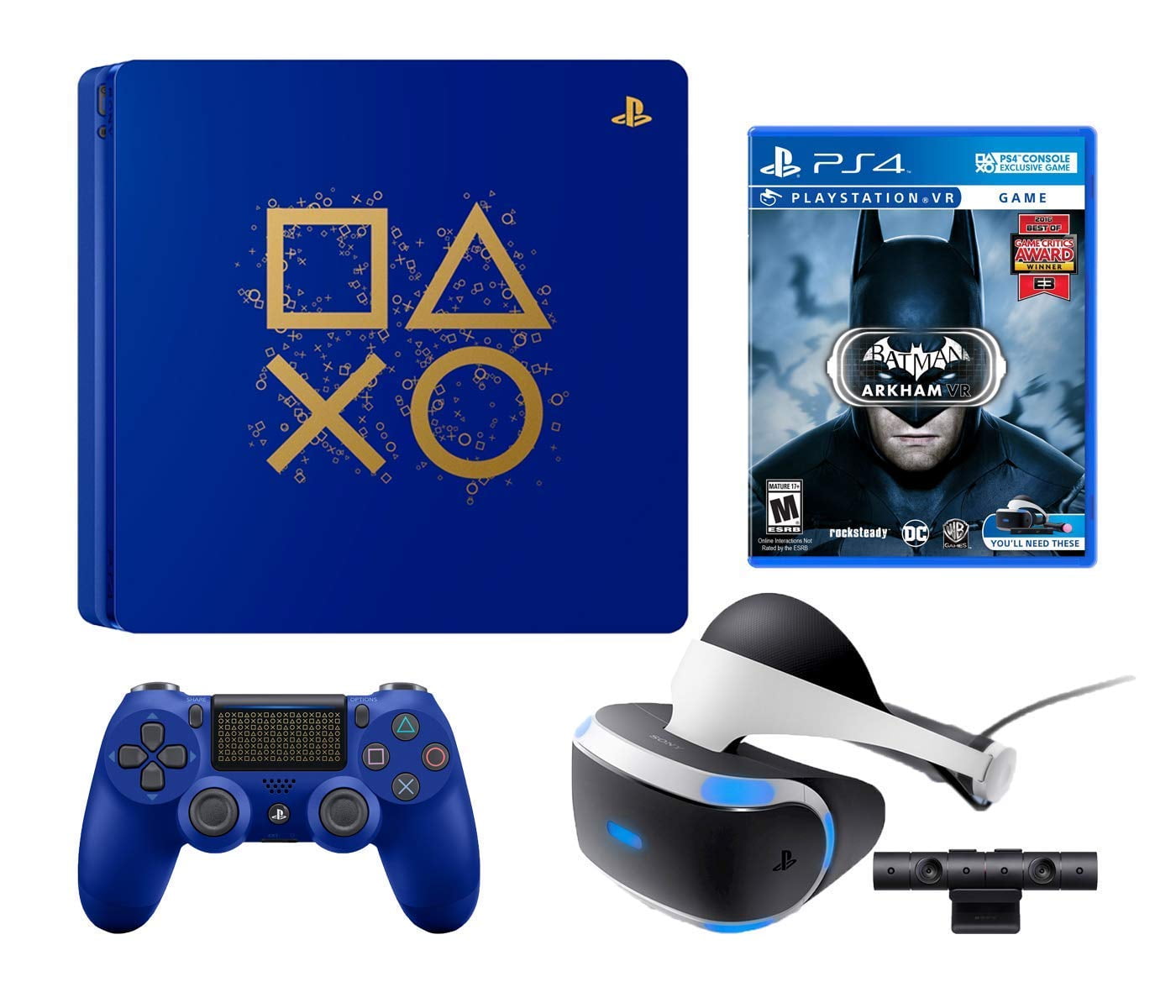 PlayStation 4 Batman Arkham VR PSVR Enhanced Limited Edition Bundle ...