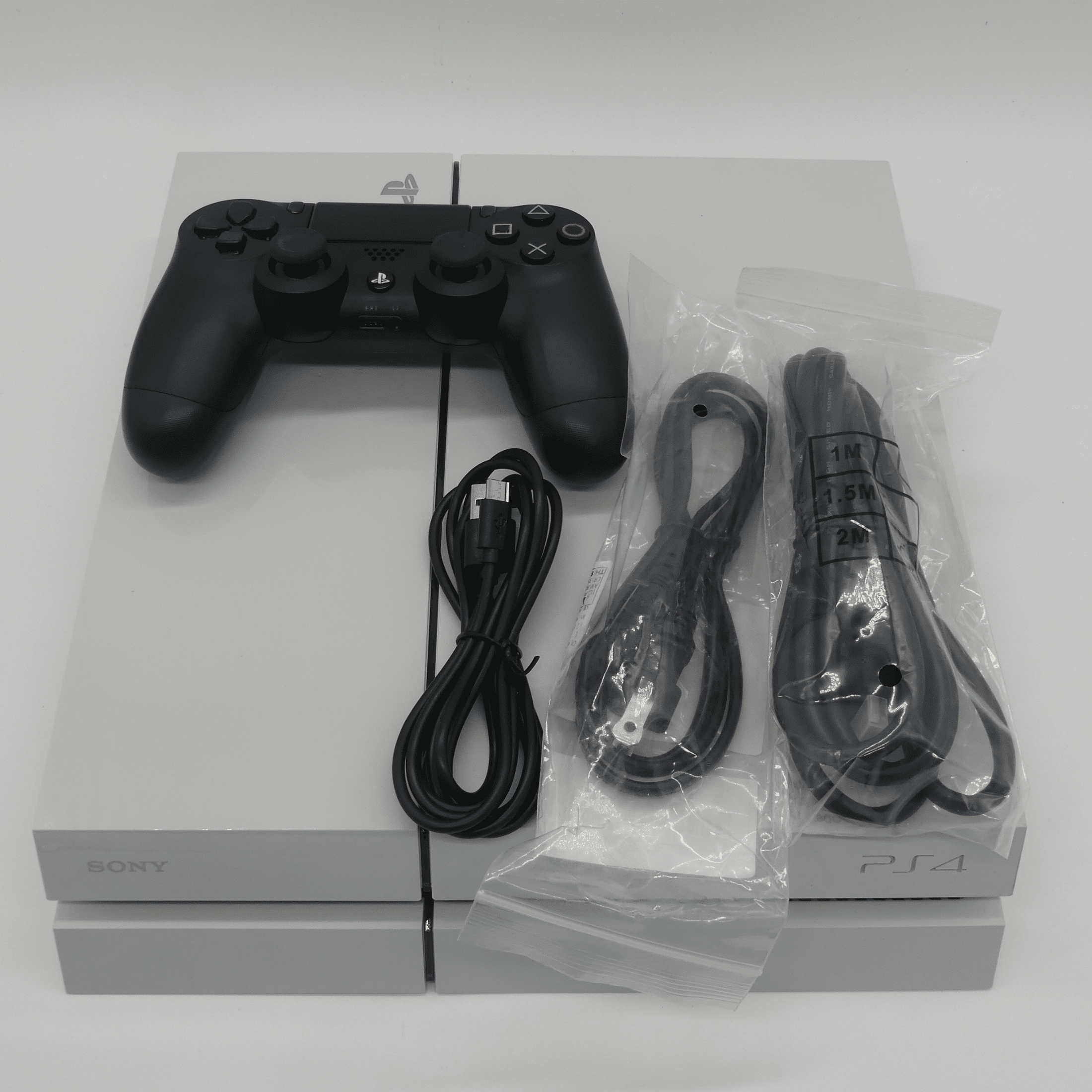 Pre-Owned PlayStation 4 Console Glacier White 500GB PS4-CUH-1105AB02/W ...