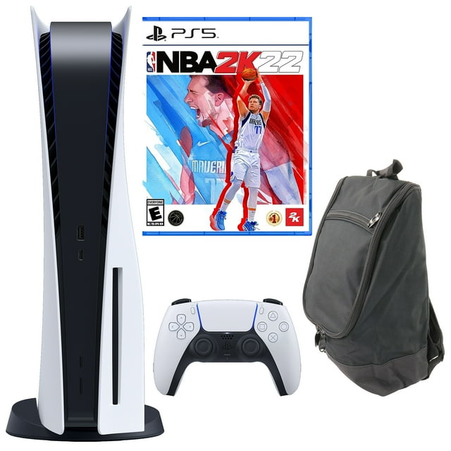 PlayStation 5 Console with NBA 2K22 and Carry Bag (PS5 Disc Version ...