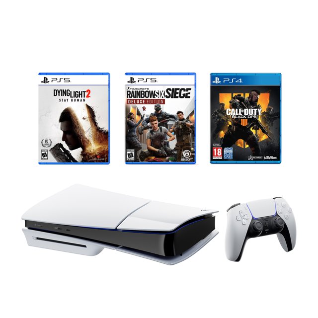 PlayStation 5 Disc Slim Version 2TB SSD PS5 Console with Wireless ...