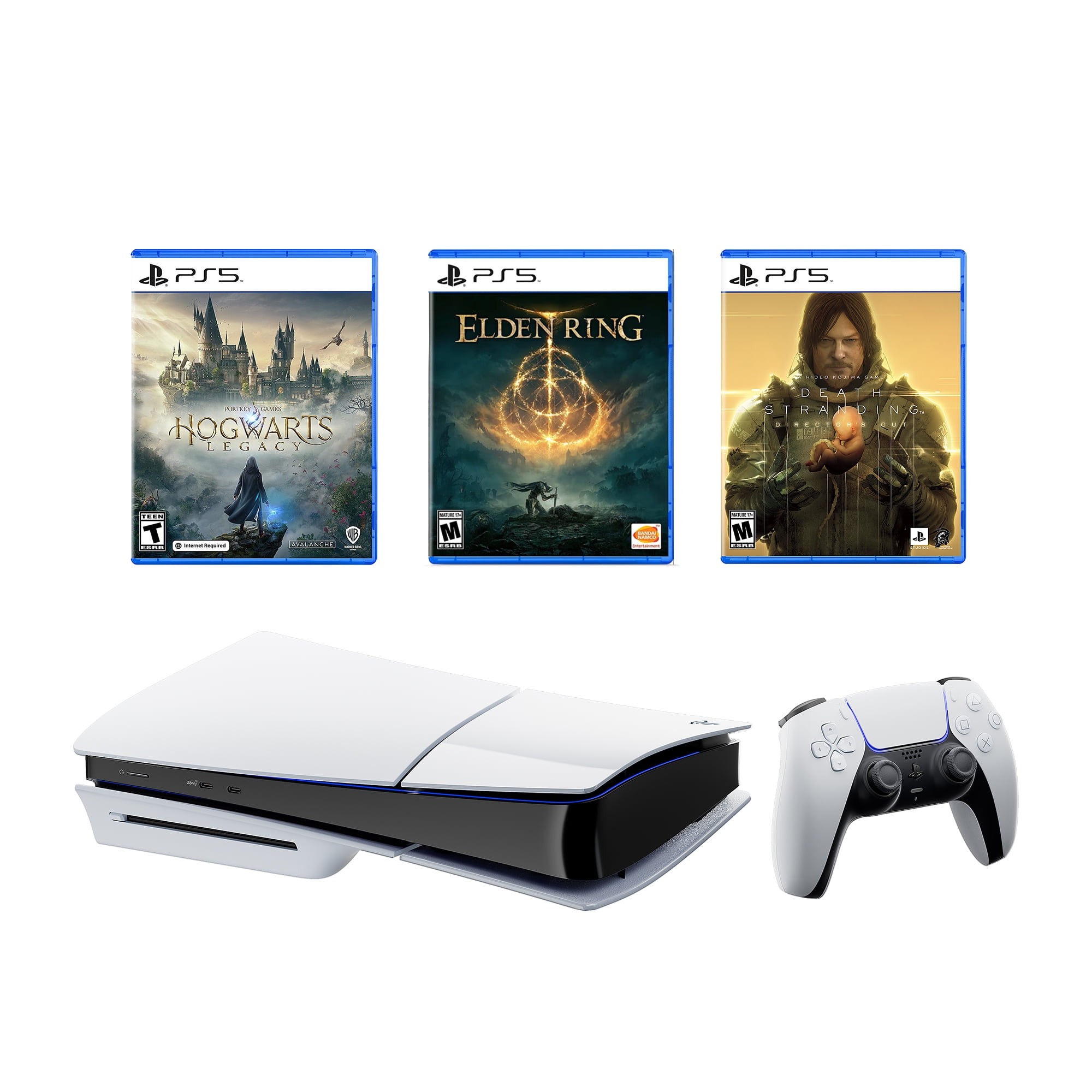 PlayStation 5 Disc Slim Version 2TB SSD PS5 Console with Wireless ...