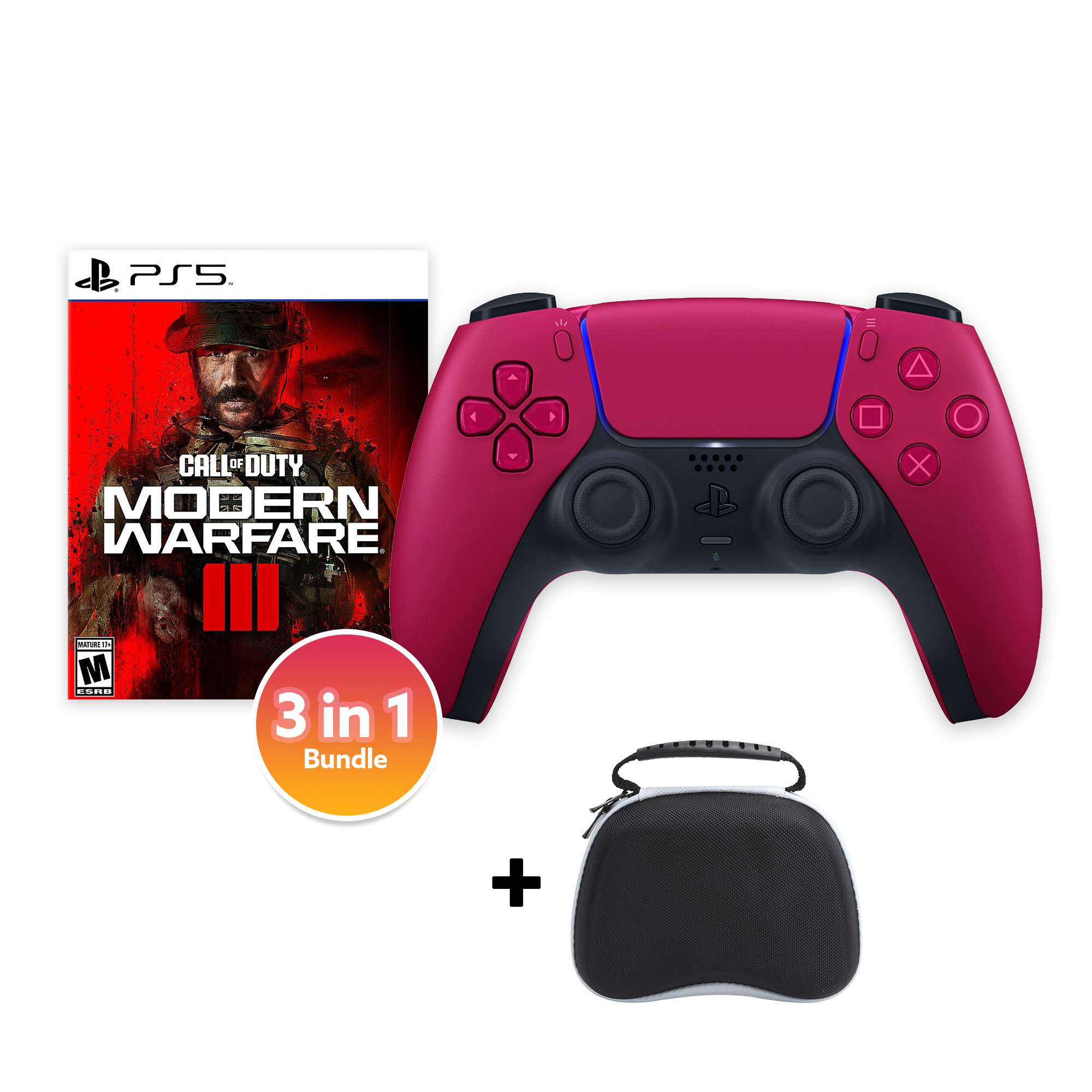 PlayStation 5 DualSense Controller Cosmic Red with Call of Duty Modern ...