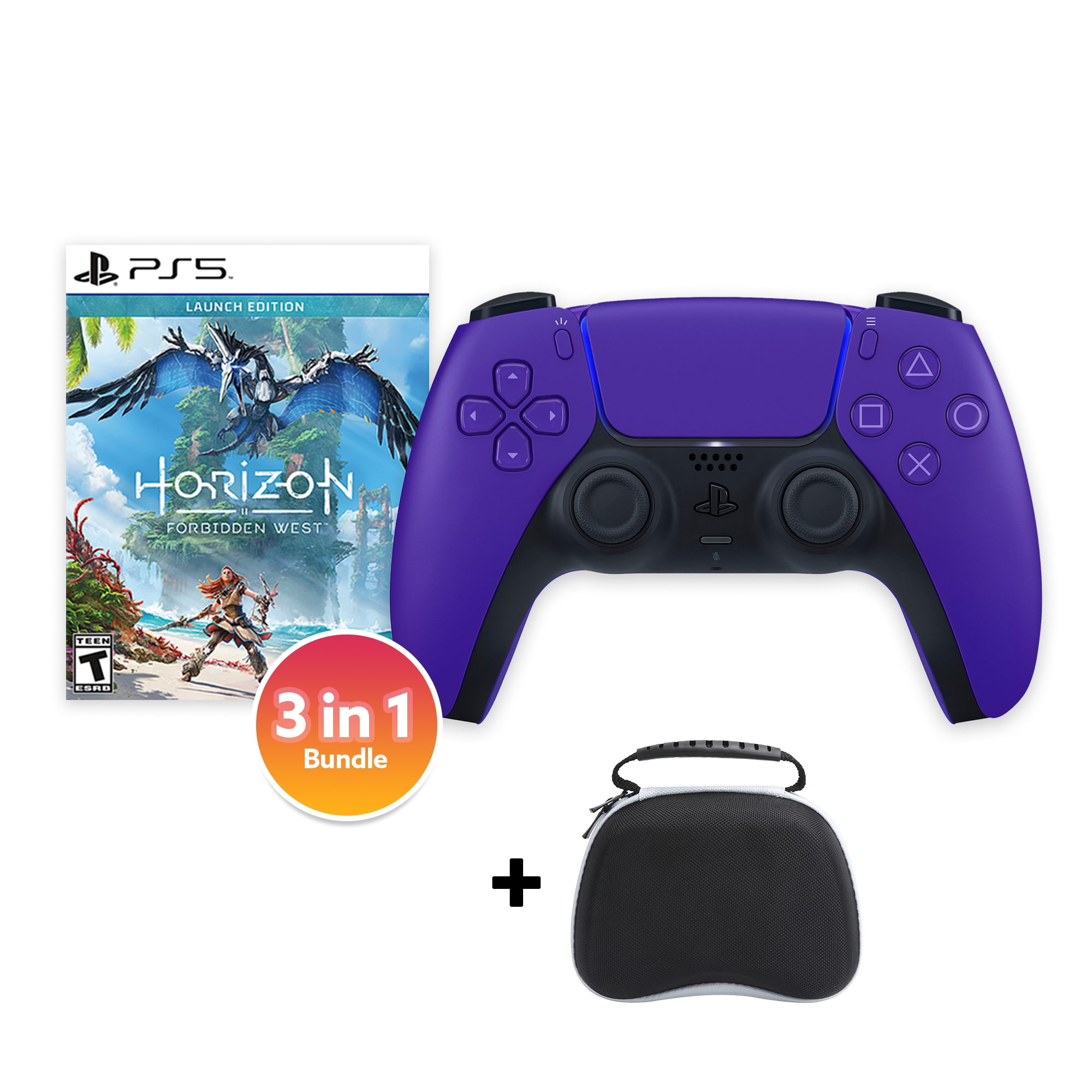 PlayStation 5 DualSense Controller Galactic Purple with Horizon ...
