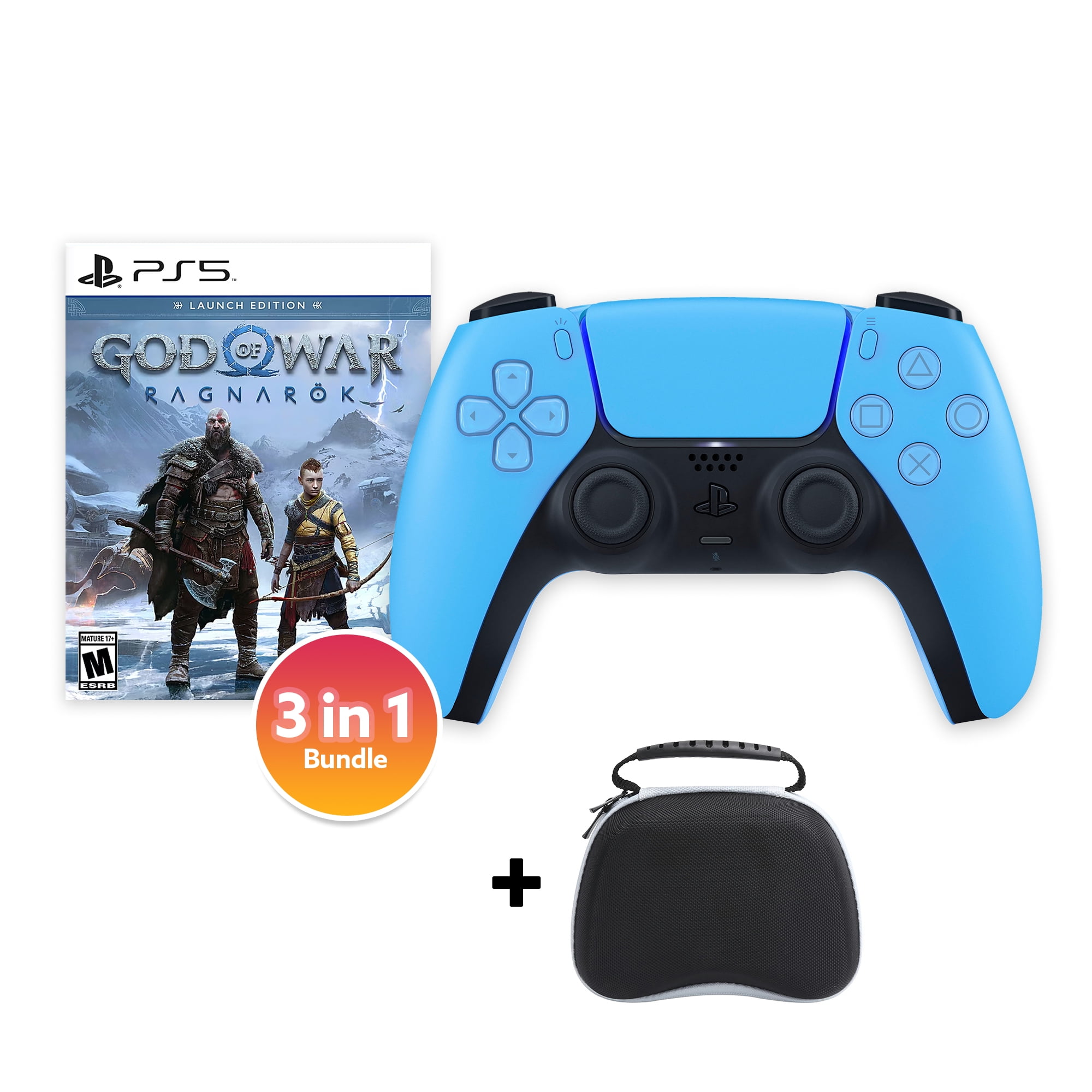 Sony Wireless External Controller, for PlayStation, Starlight Blue, 3 ...