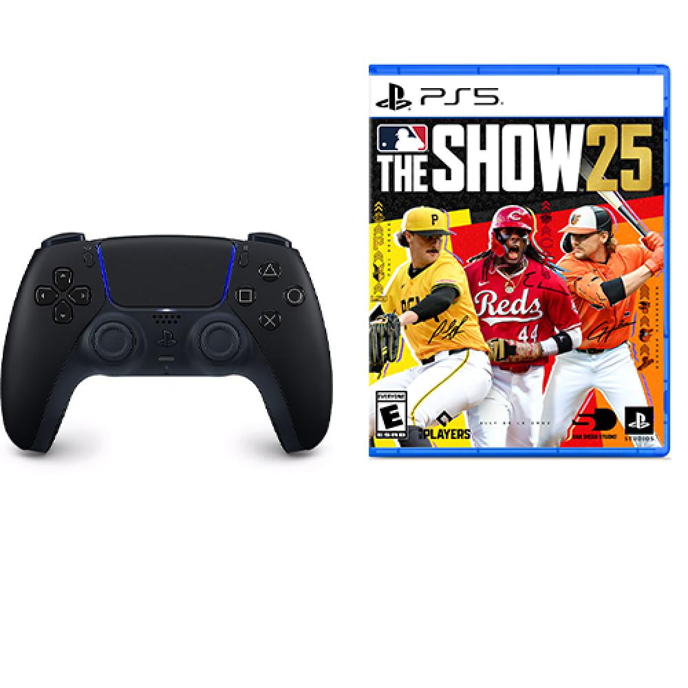 PlayStation 5 DualSense Wireless Controller Midnight Black + MLB The ...