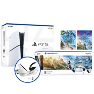 PlayStation 5 & PSVR2 Deluxe Combo, Digital Console, VR2 Headset, Eye ...