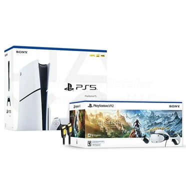 PlayStation 5 Pro & PSVR2 Deluxe Combo, VR2 Headset, Sense Controllers, PS5 Pro + Disc Drive ...
